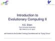 Introduction to Evolutionary Computing - 豆丁网