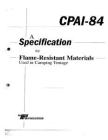 CPAI 84帐篷阻燃性标准 - 豆丁网