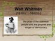 Walt Whitman - 豆丁网