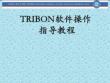 TRIBON软件操作指导教程 - 豆丁网