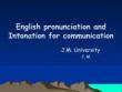 introduction-English pronunciation and Intonation for communication - 豆丁网