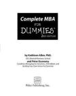 Wiley Complete Mba For Dummies 2Nd - 豆丁网