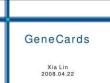 Genecard详细介绍中文版 - 豆丁网