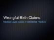 Wrongful Birth Claims - 豆丁网