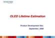 OLED lifetime estimation - 豆丁网