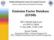 Emission Factor Database (EFDB) - IPCC - Task Force on 排放因子数据库（IPCC ...