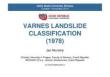 VARNES LANDSLIDE CLASSIFICATION (1978)：varnes滑坡的分类（1978） - 豆丁网