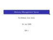 Memory Management Server：内存管理服务器 - 豆丁网
